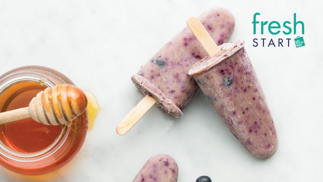 Blueberry Smoothie Ice Blocks | Fresh Start - Recipes