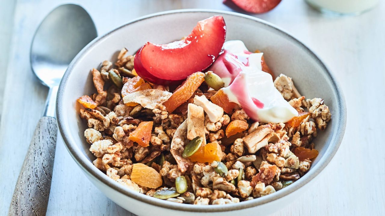Apple And Apricot Puff Muesli | Fresh Start - Recipes