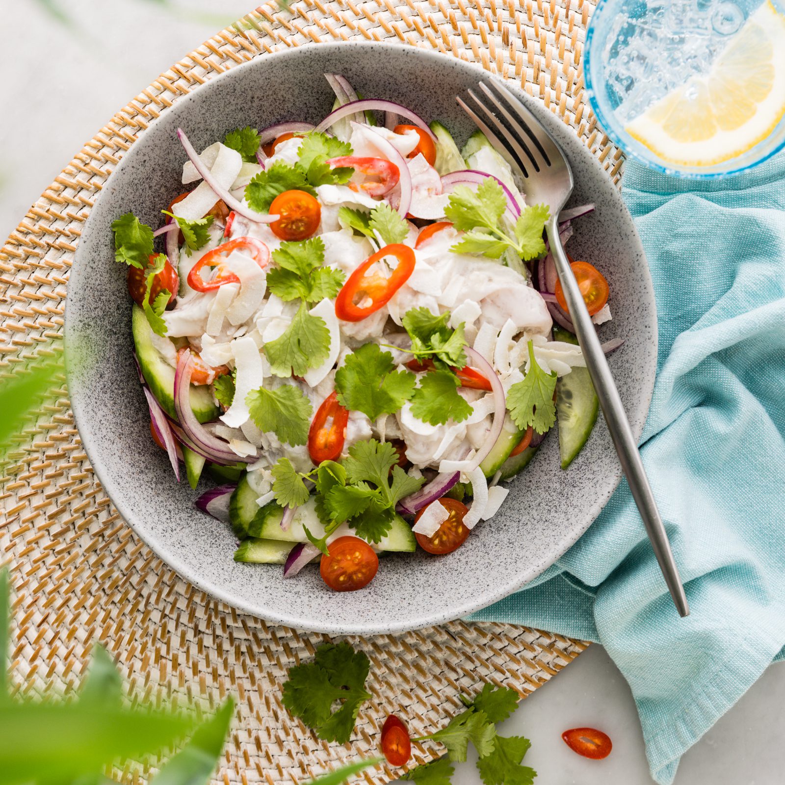 Fijian Kokoda Of Snapper Salad With Lime & Coconut Dressing | Blog ...
