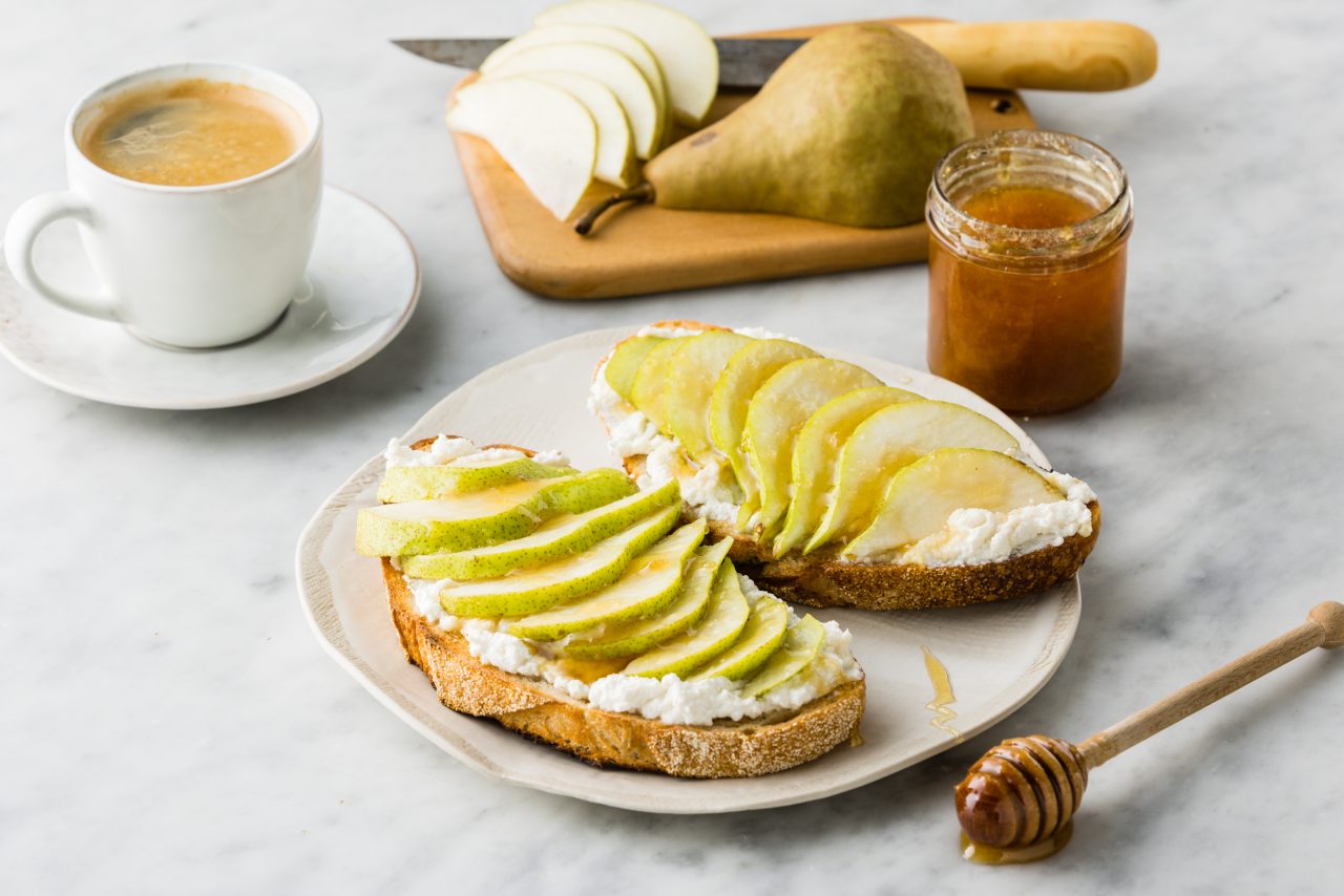 Gut Heroes Sourdough Series: Pear, Honey & Ricotta Toast | Fresh Start ...