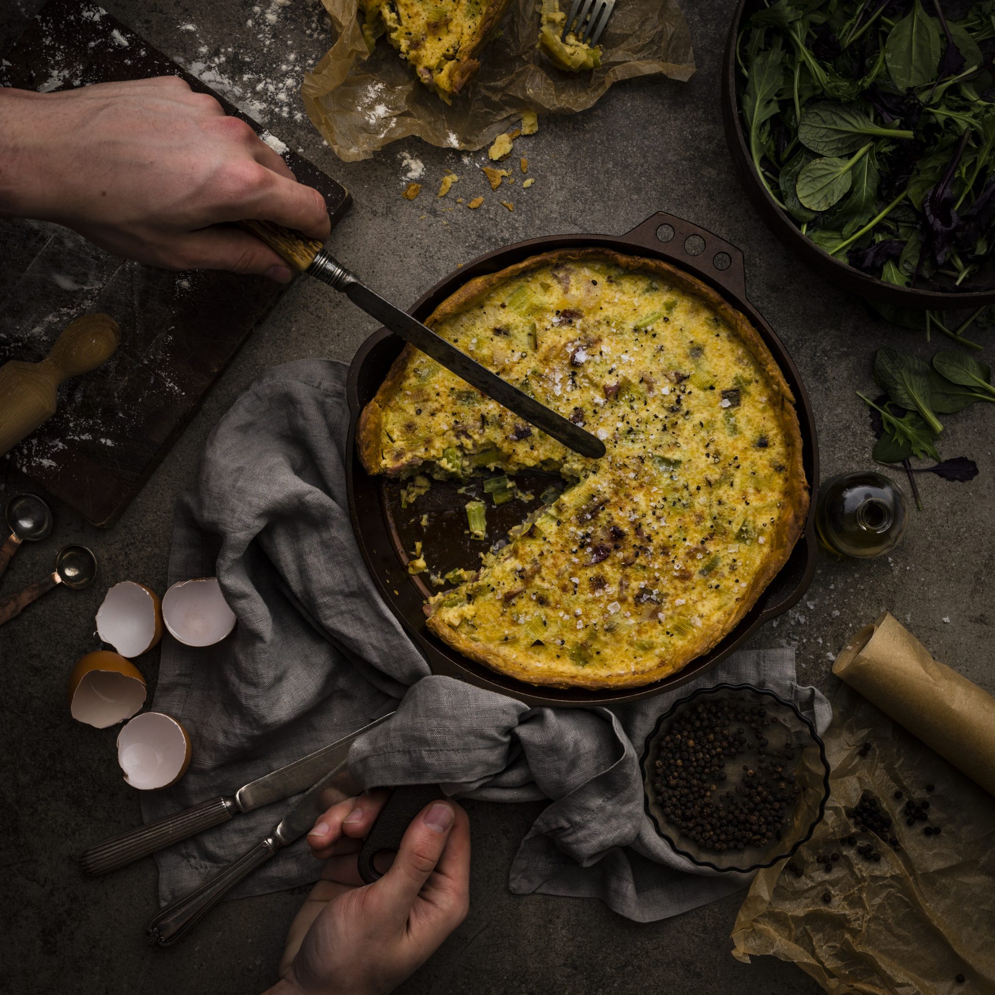 Jake's Coronation Quiche | Recipes - My Food Bag