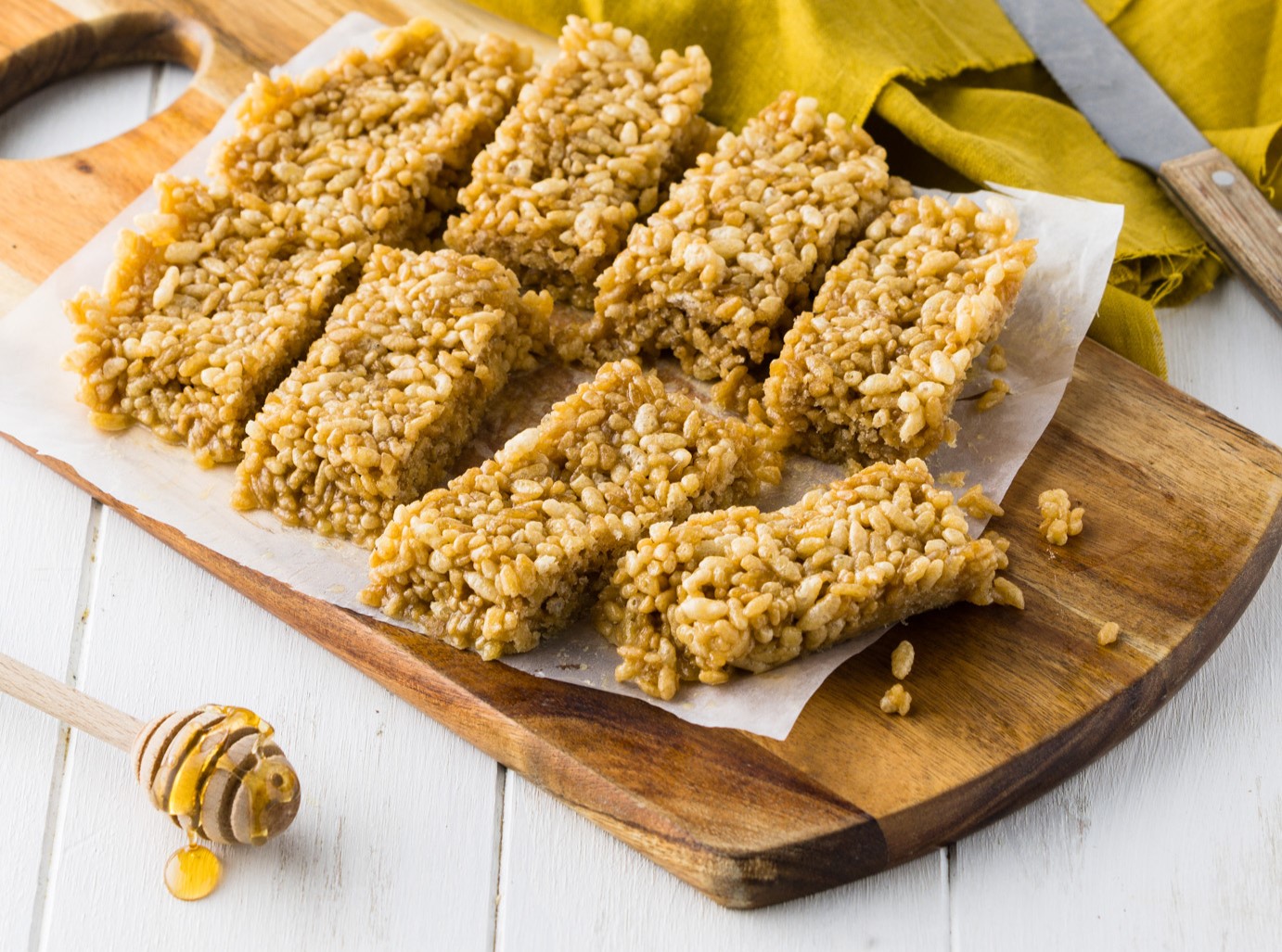 Honey Rice Bubble Slice | Blog - Add On Recipes - Bargain Box - My Food Bag